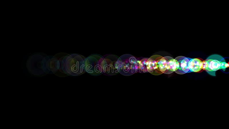 Shining Color Particles Stream Motion Graphics with Night Background ...