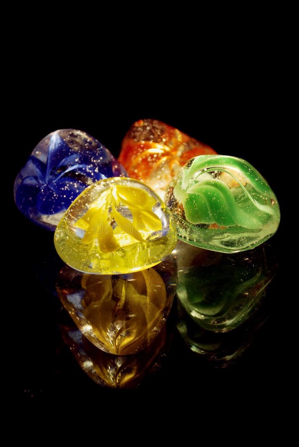 Shining Colored Glass Stones Stock Photo - Image of blue, background ...