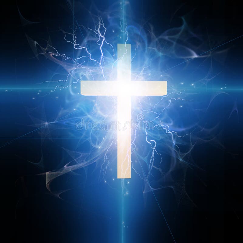 Shining cross stock illustration. Illustration of harmony - 109745895