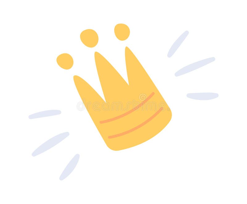 Shining crown icon stock vector. Illustration of diadem - 272739601