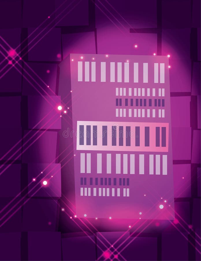 Shining Cube Club Flyer Background. Stock Vector - Illustration of ...