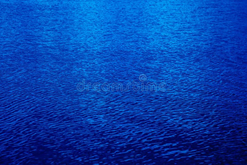 Shining Dark Blue Wavy Water Surface Ripple Background Stock Photo ...