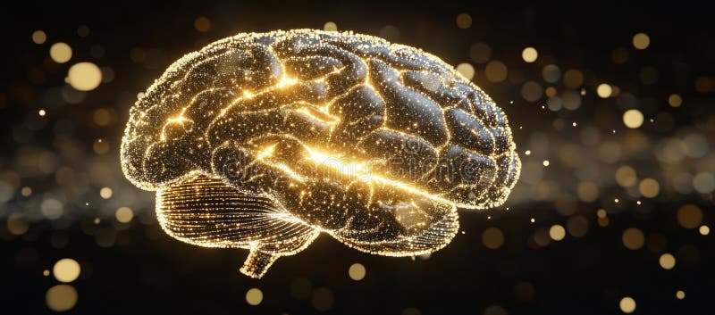 Shining Digital Cerebrum, Innovative and Technological, Abstract ...