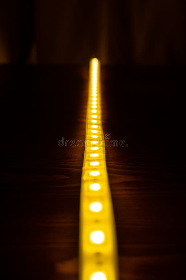 Shining Diode Tape,illuminate Led Strip Lighting Stock Photo - Image of ...