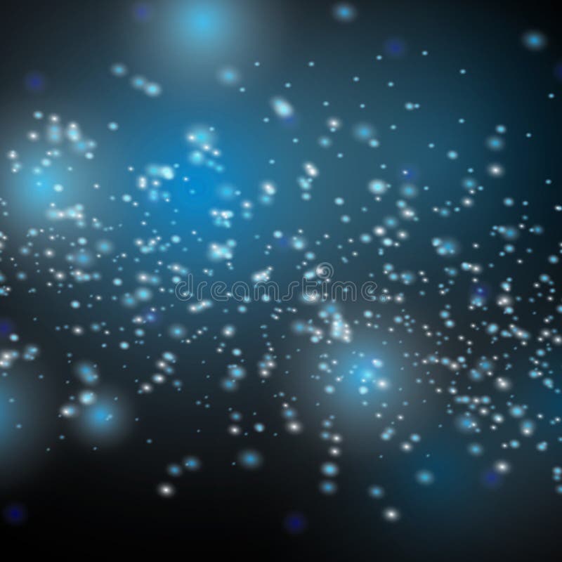 Shining Dust Effect on a Black Background, Shiny and Bright. Stock ...