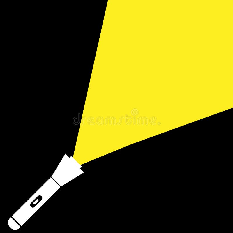 Shining Flashlight Clipart