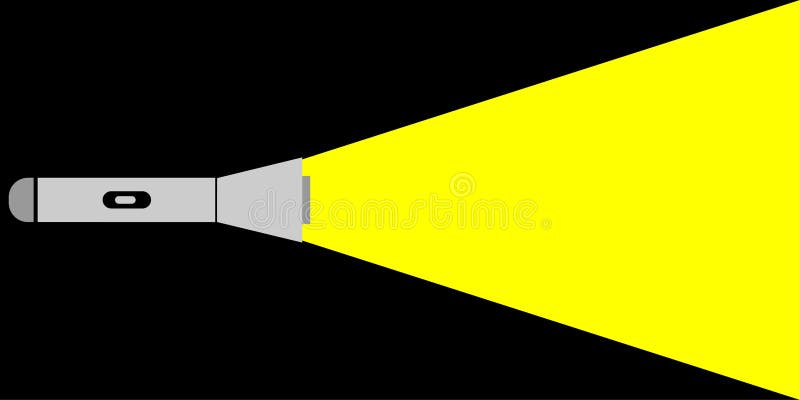 Shining Flashlight Clipart