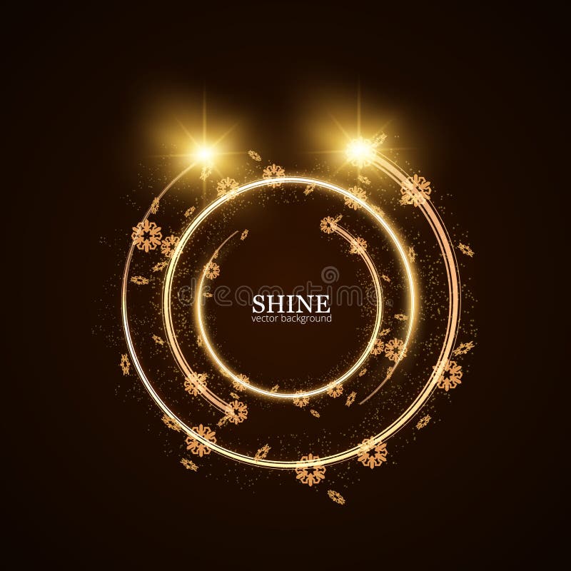 Shining Frame Vector Background. EPS10 Stock Vector - Illustration of ...