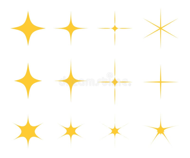 Shining Glitter Effect, Shiny. Stock Vector - Illustration of sign ...