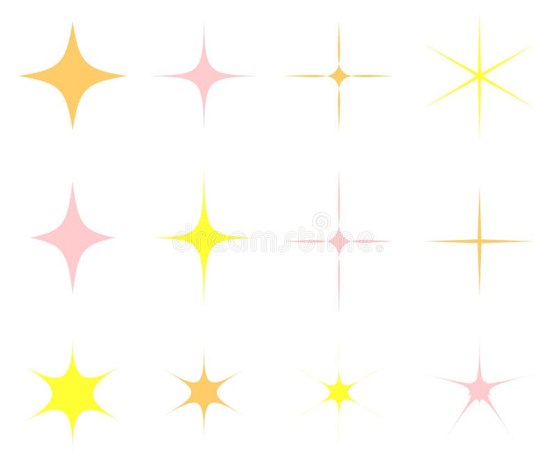 Shining Glitter Effect, Shiny. Stock Vector - Illustration of neat ...