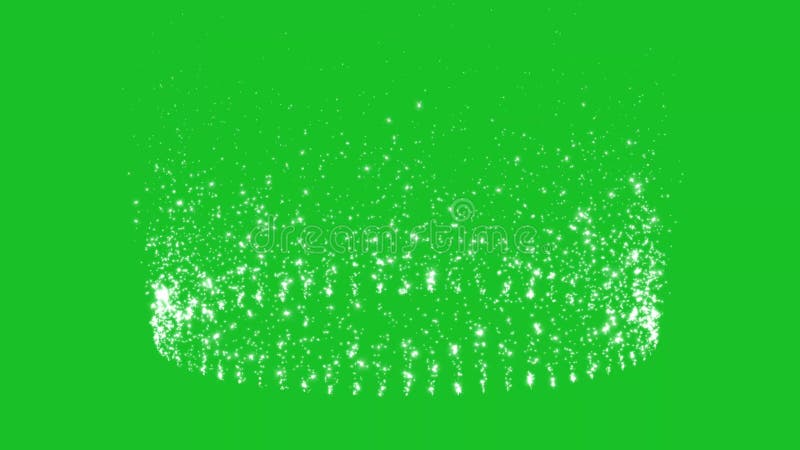 Shining Glitter Particles Motion Graphics Effects on Green Screen Background. Stock Video ...