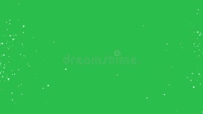 Shining Glitter Particles on Green Screen Background Motion Graphic ...
