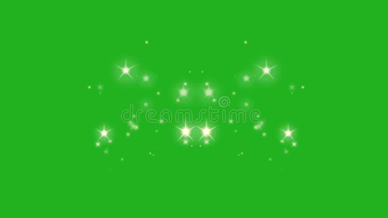 Shining Glitter Particles Green Screen Motion Graphics Stock Video ...