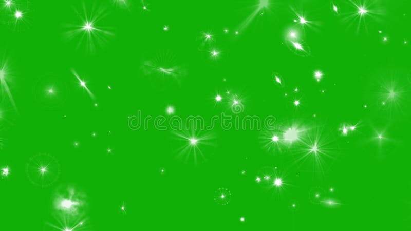 Shining Glitter Particles Motion Graphics with Green Screen Background ...