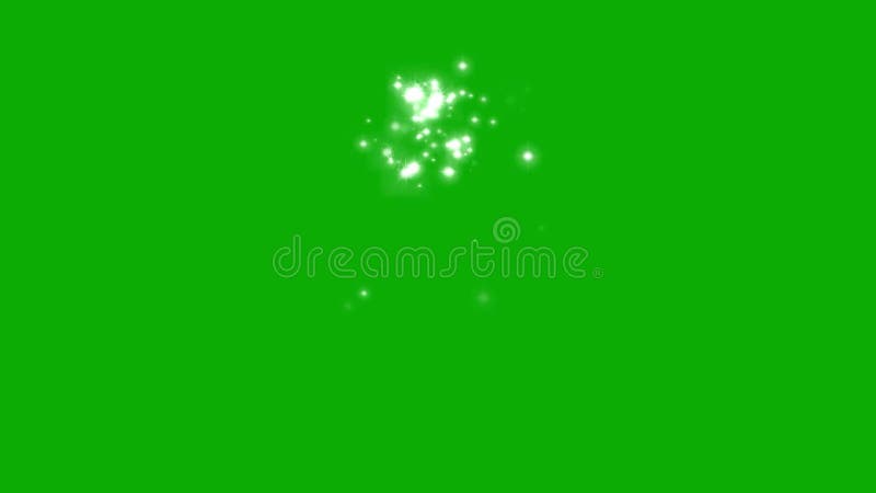 Shining Glitter Sparkles Motion Graphics with Green Screen Background ...