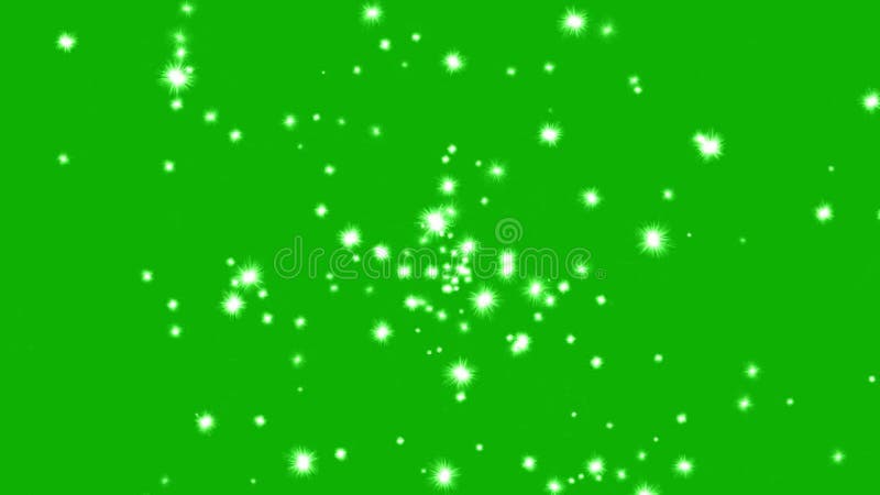 Shining Glitter Sparkles Stream Motion Graphics with Green Screen ...