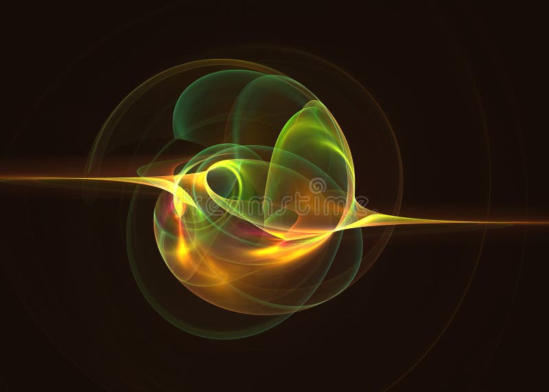 Shining Glowing Plasma Background - Fractal Art Stock Illustration ...