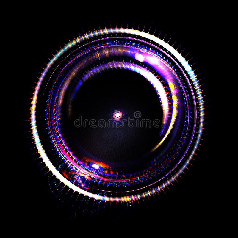 Shining Lenses of Objective, Adjustment Control - Fractal Art Stock ...