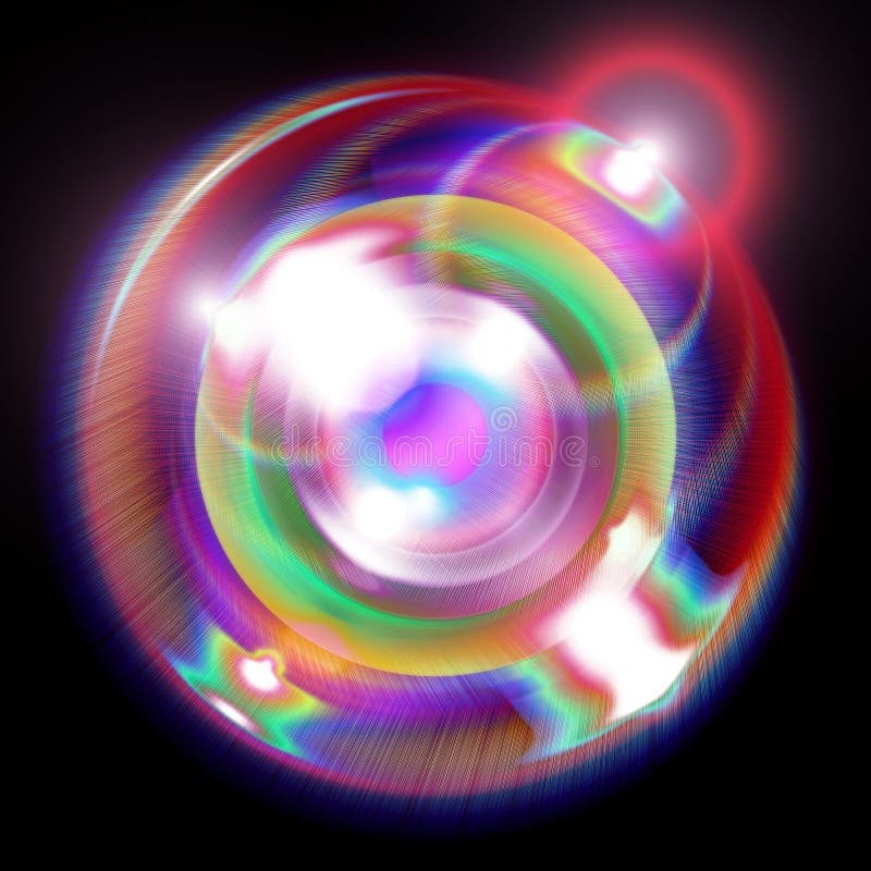 Shining Lenses of Objective Stock Illustration - Illustration of ...