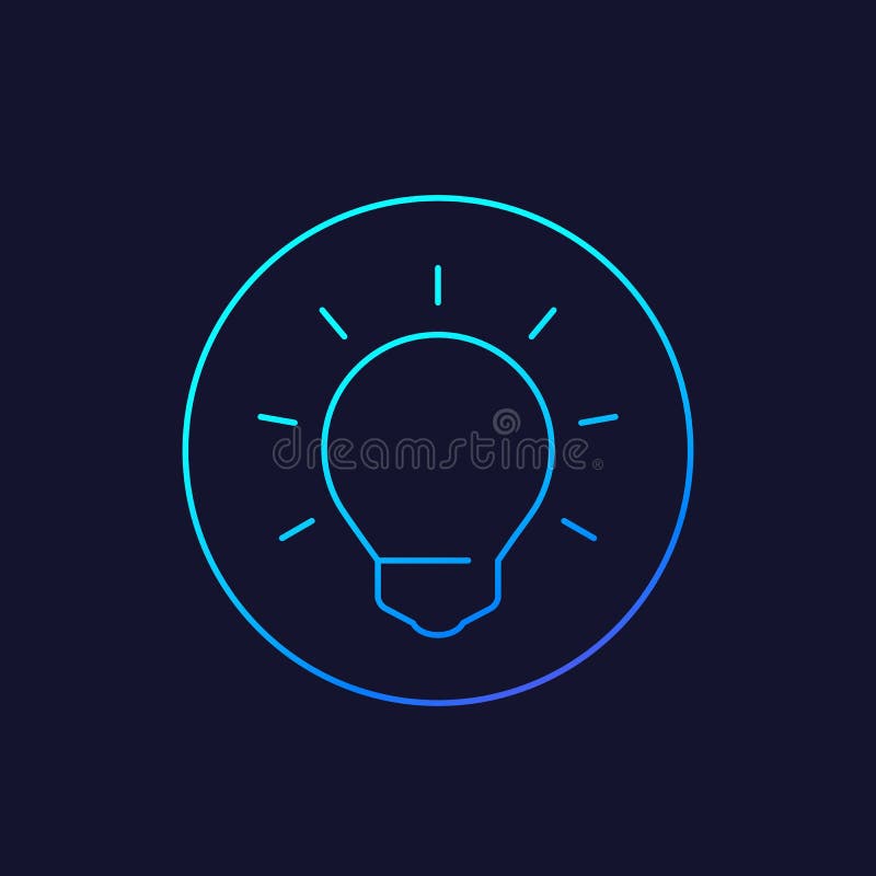 Shining Light Bulb Icon Stock Illustrations – 2,722 Shining Light Bulb ...