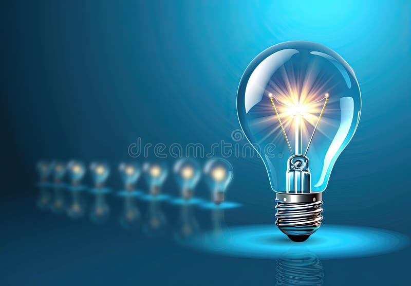 A Shining Light Bulb Illustration, Representing the Steps in the ...