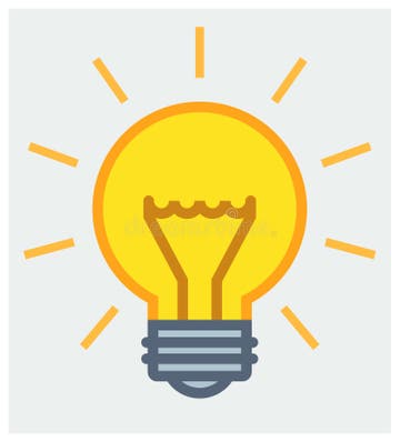 Shining light bulb poster stock vector. Illustration of technology ...