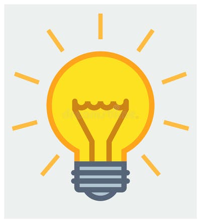 Shining light bulb poster stock vector. Illustration of technology ...