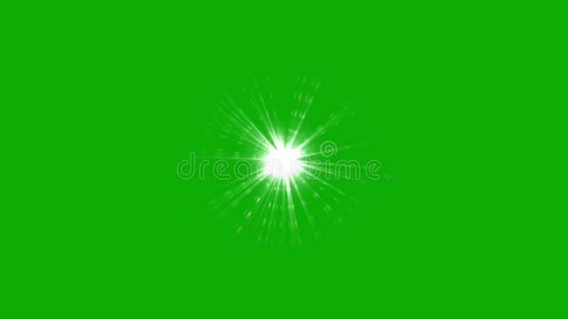 Shining Light Rays Motion Graphics with Green Screen Background Stock ...