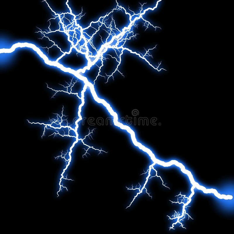 Lightning stock vector. Illustration of illuminated, power - 14033755