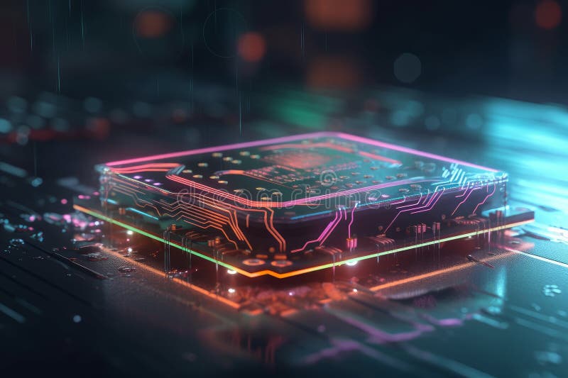 Neon Microchip Complex: the Fusion of Technology and Cloud Computing ...