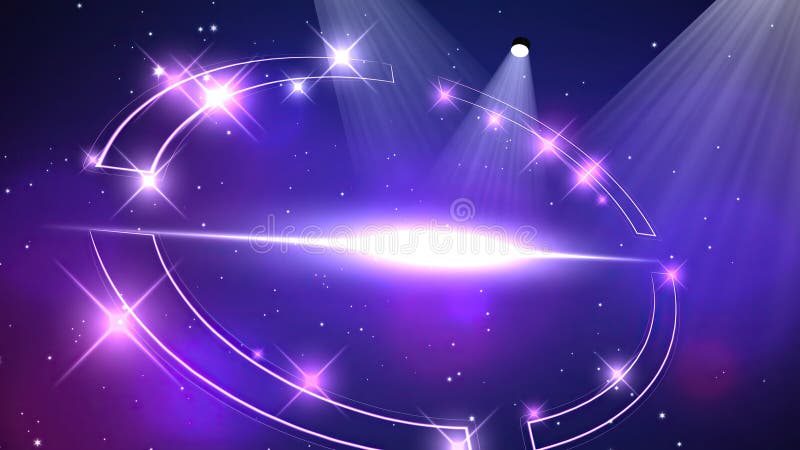 Shining Lights and Particles Background Stock Illustration ...