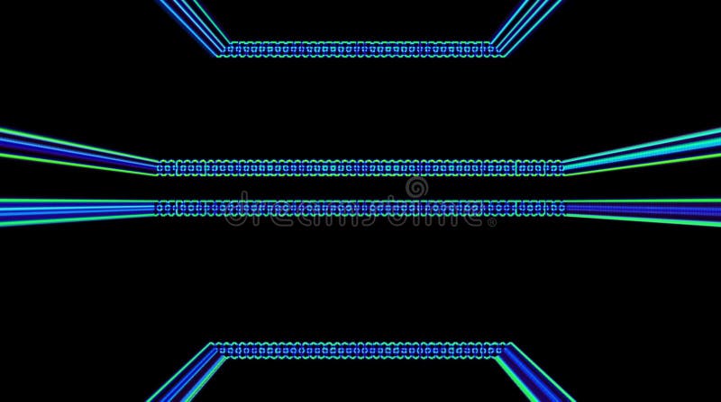 A Shining Line in a Rectangular Shape for Text Stock Video - Video of ...