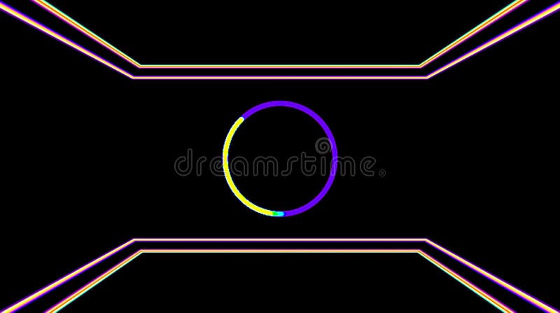 A Shining Line in a Rectangular Shape for Text Stock Video - Video of ...