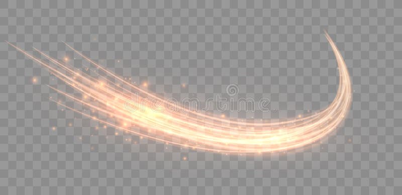 Shining Lines. Vector Light Effect Stock Vector - Illustration of shine ...
