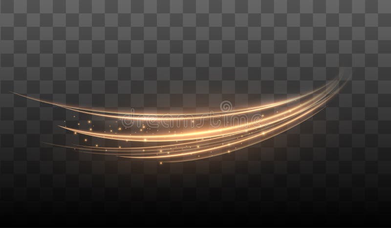 Shining Lines. Vector Light Effect Stock Vector - Illustration of ...