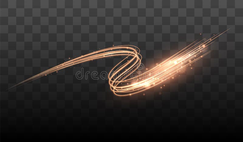 Shining Lines. Vector Light Effect Stock Vector - Illustration of ...