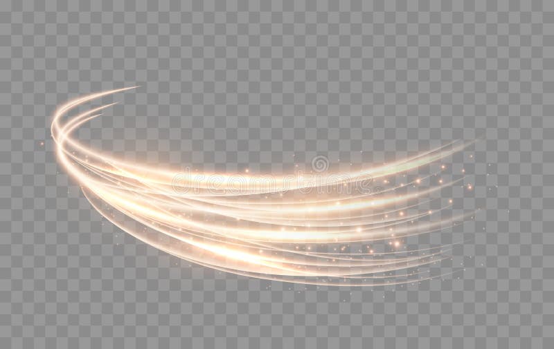 Shining Lines. Vector Light Effect Stock Vector - Illustration of ...
