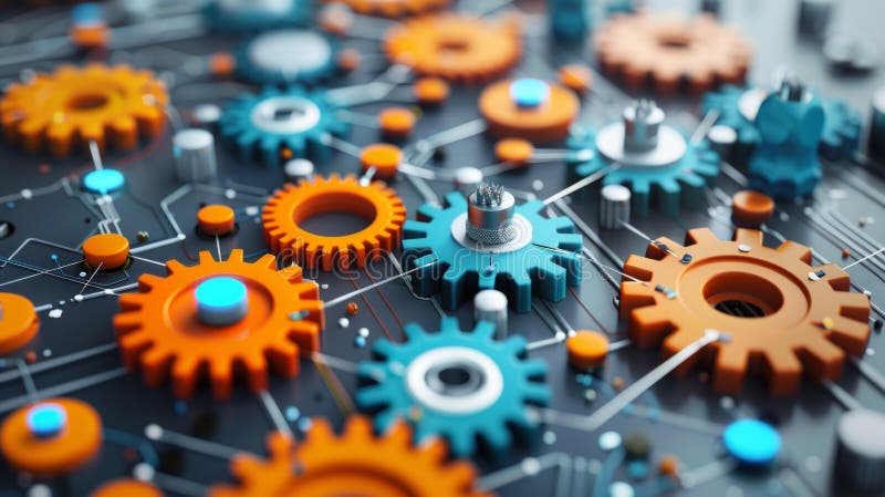 Shining metal grear stock photo. Image of closeup, industry - 331967116