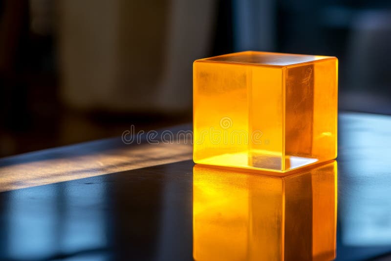 A Shining Metal Structure with an Orange Hue and a Reflective Surface ...