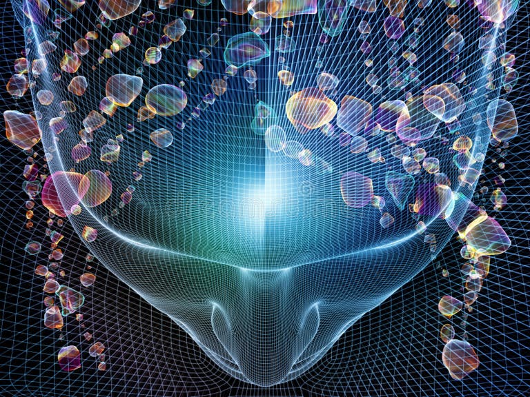 Shining Mind stock illustration. Illustration of human - 45766224