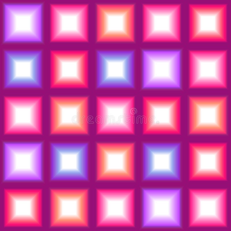 Shining Multicolor Square Lights Seamless Background Stock Vector ...