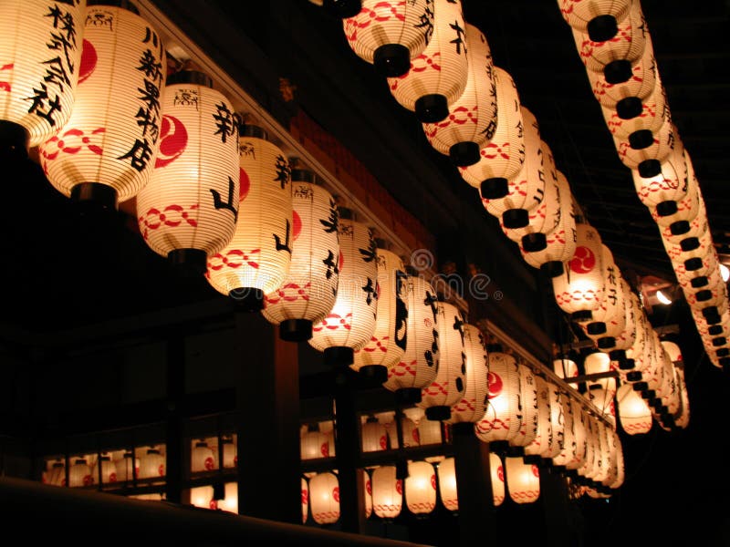 Shining through the night stock photo. Image of shrine - 1012284