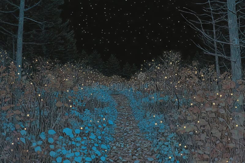 A Shining Path of Leaves Takes You through a Vibrant, Magical Forest ...