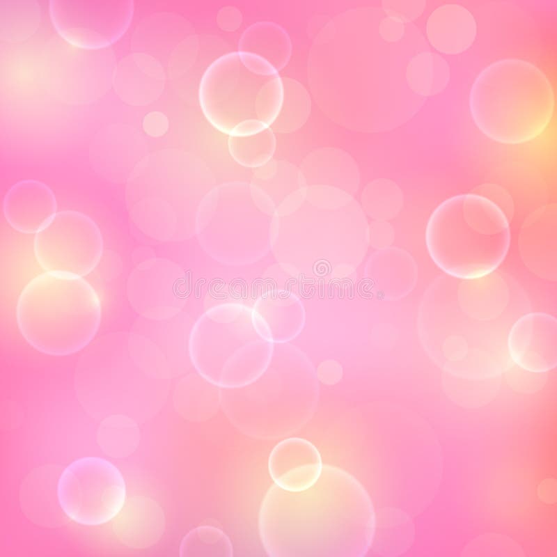 Shining Pink Background with Light Effects. Magic Defocused Glitter ...