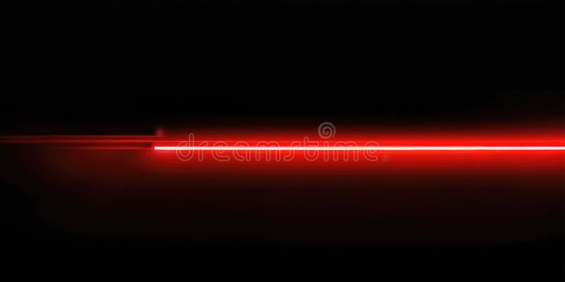 Shining Red Light Effect in the Dark for Background Stock Illustration ...