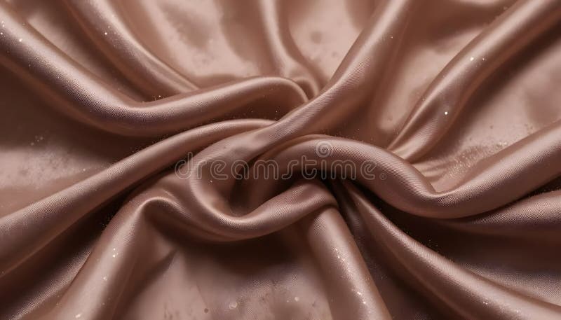 Shining Mocha Mousse Fabric Backdrop. Generative Ai Stock Illustration ...