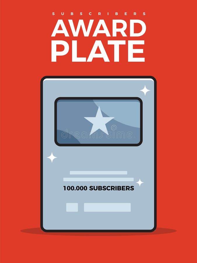 The Shining Silver Plate. Isolated Vector Illustration Stock ...