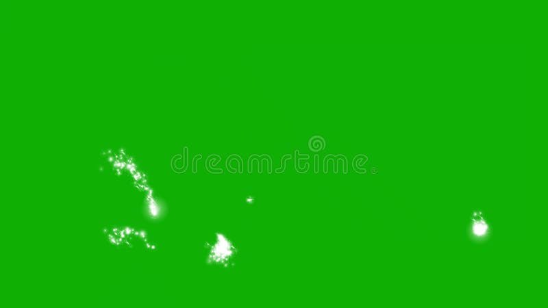 Shining Sparkle Stream Motion Graphics with Green Screen Background ...