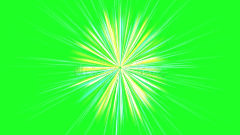 Shining Sparks on a Green Screen Stock Video - Video of energy ...