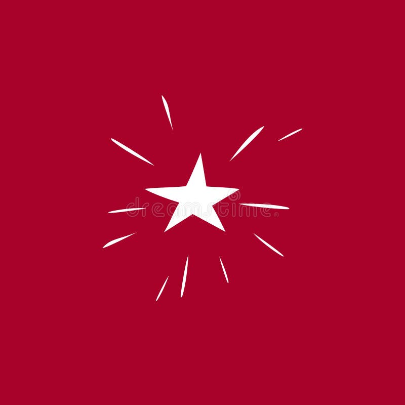 Shining Star. Christmas Element. New Year`s Design Stock Vector ...